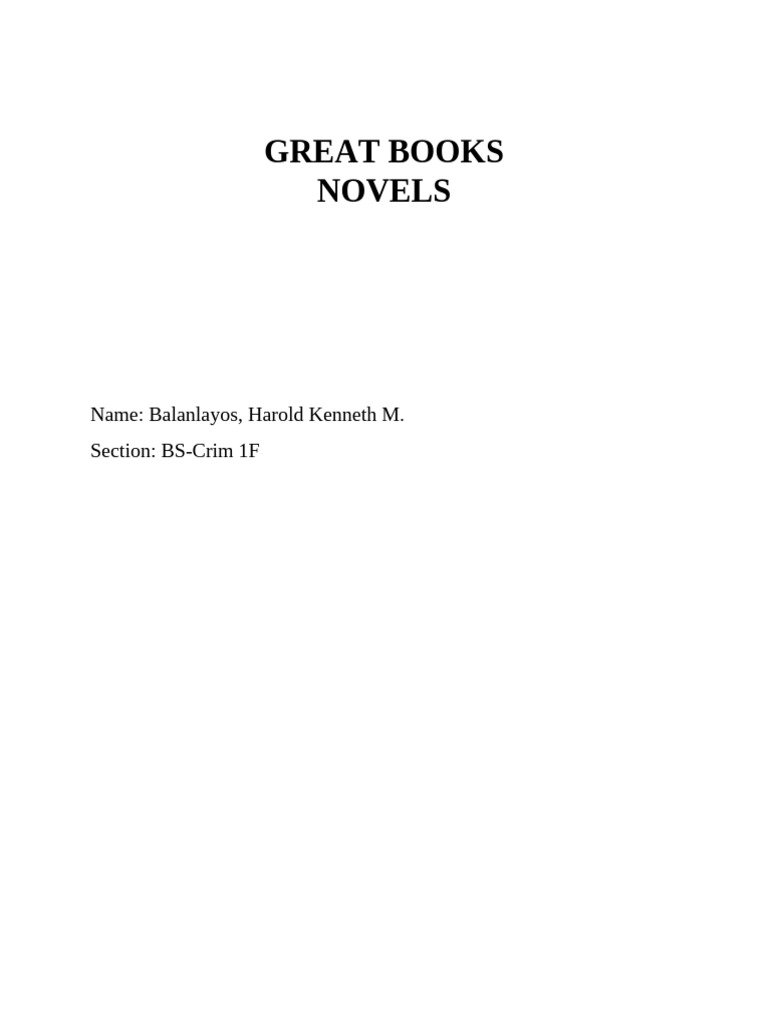 Great Books | PDF