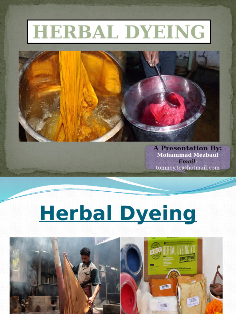 Natural Dyeing | PDF