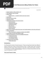 Forest and Wildlife Resources in India | PDF | Conservation Biology ...