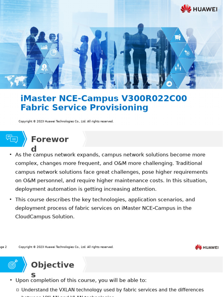 IMaster NCE-Campus V300R023C10 Fabric Service Provisioning | PDF ...