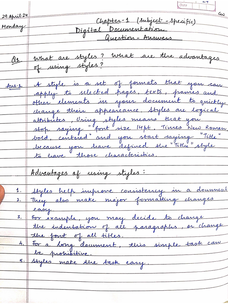 Digital Documentation | PDF