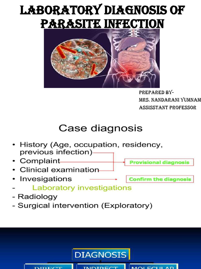 Laboratory Diagnosis of Parasite Infection | PDF
