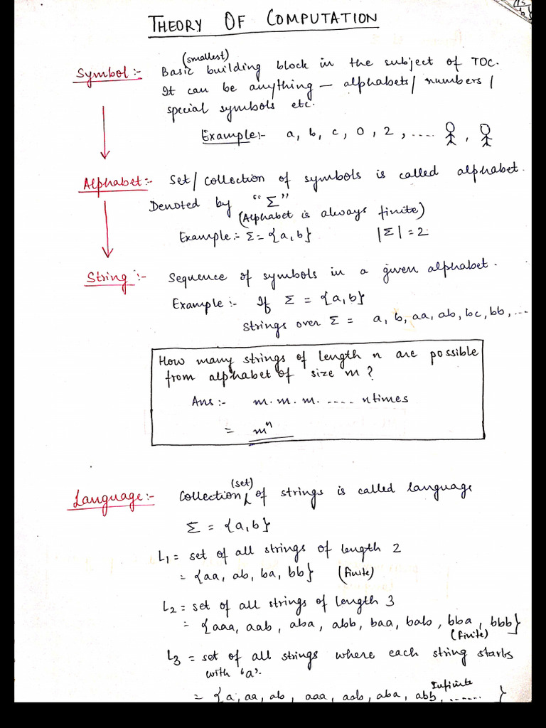 Theory of Computation! | PDF | Artificial Intelligence | Intelligence ...