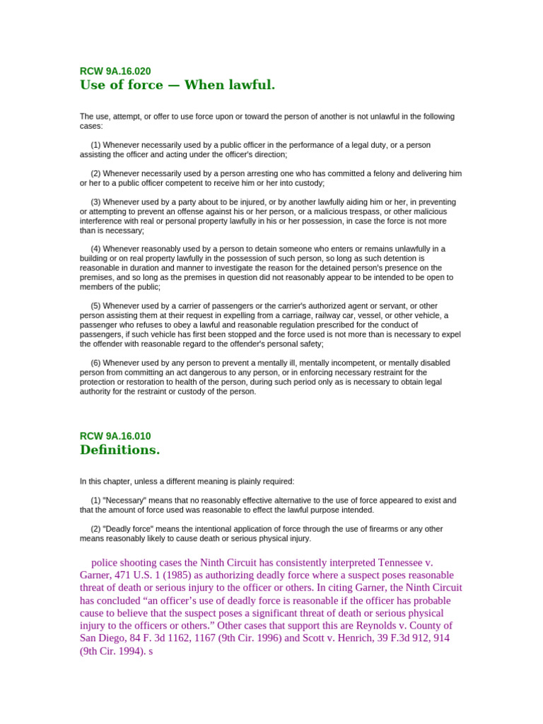 Criminal Justice HMWK | PDF | Deadly Force | Crimes