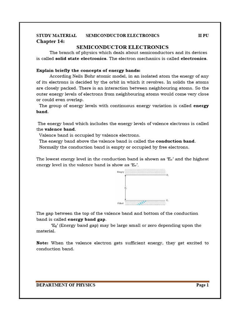 Semiconductor Electronics | PDF | P–N Junction | Rectifier