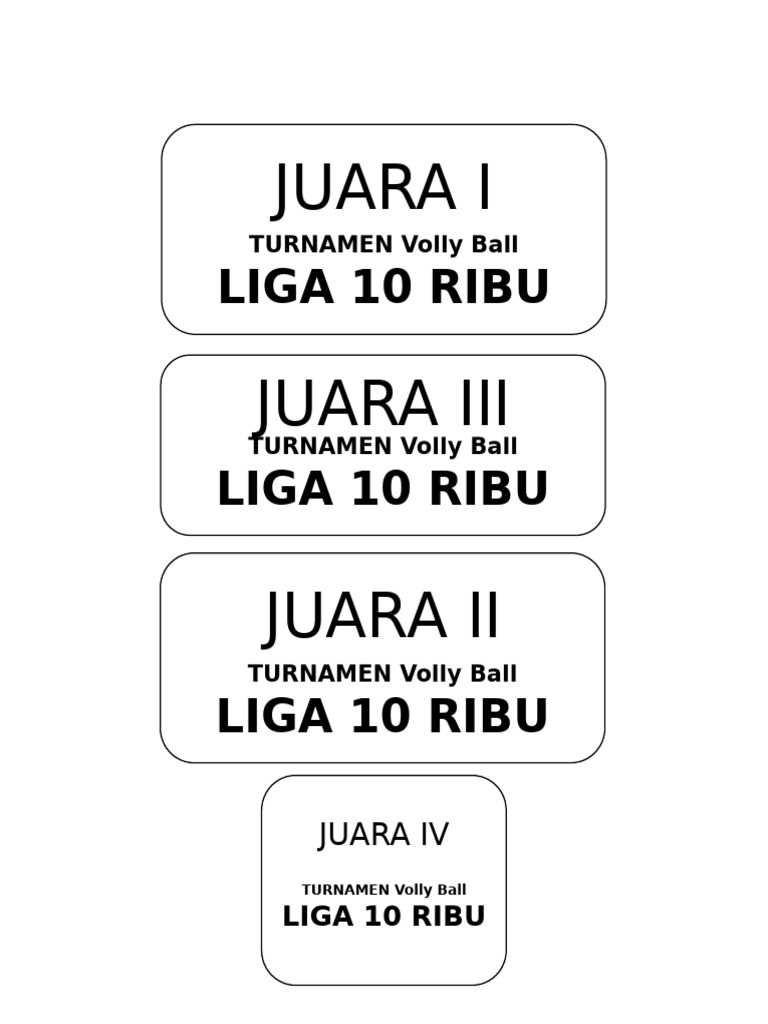 Label Piala | PDF