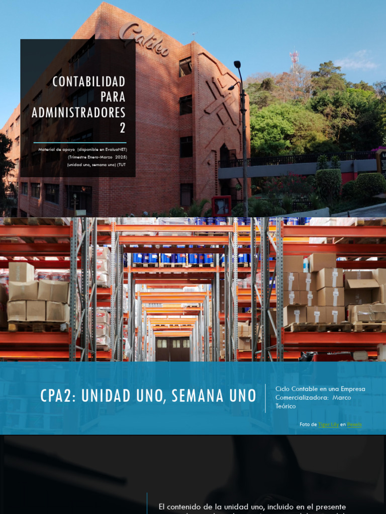 Material Apoyo Cpa2 Semana1 2025 | PDF | Contabilidad | Business