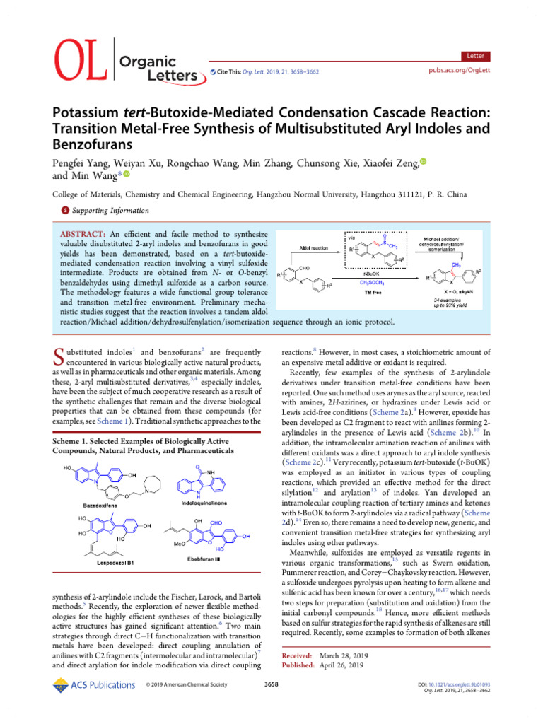 yang-et-al-2019-potassium-tert-butoxide-mediated-condensation-cascade-reaction-transition-metal ...