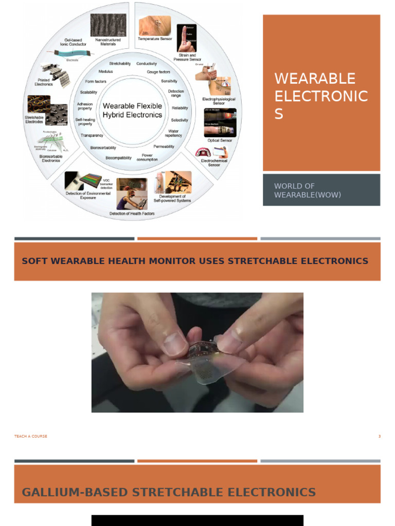 Unit-1 Wearable Electronics - Introduction | PDF | Wearable Technology ...