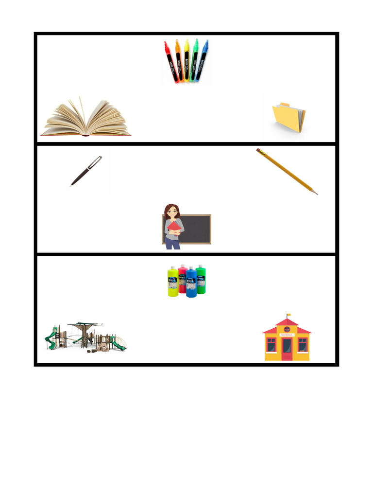 Materiales escolares y espacios educativos | PDF