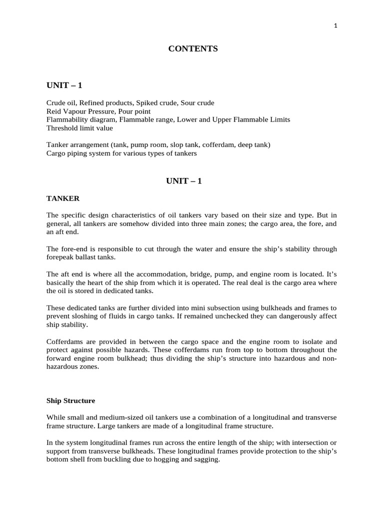 Oil Tanker Design and Types Explained | PDF | Oil Tanker | Pump