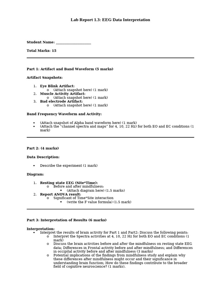 Lab1 - Report - Template | PDF