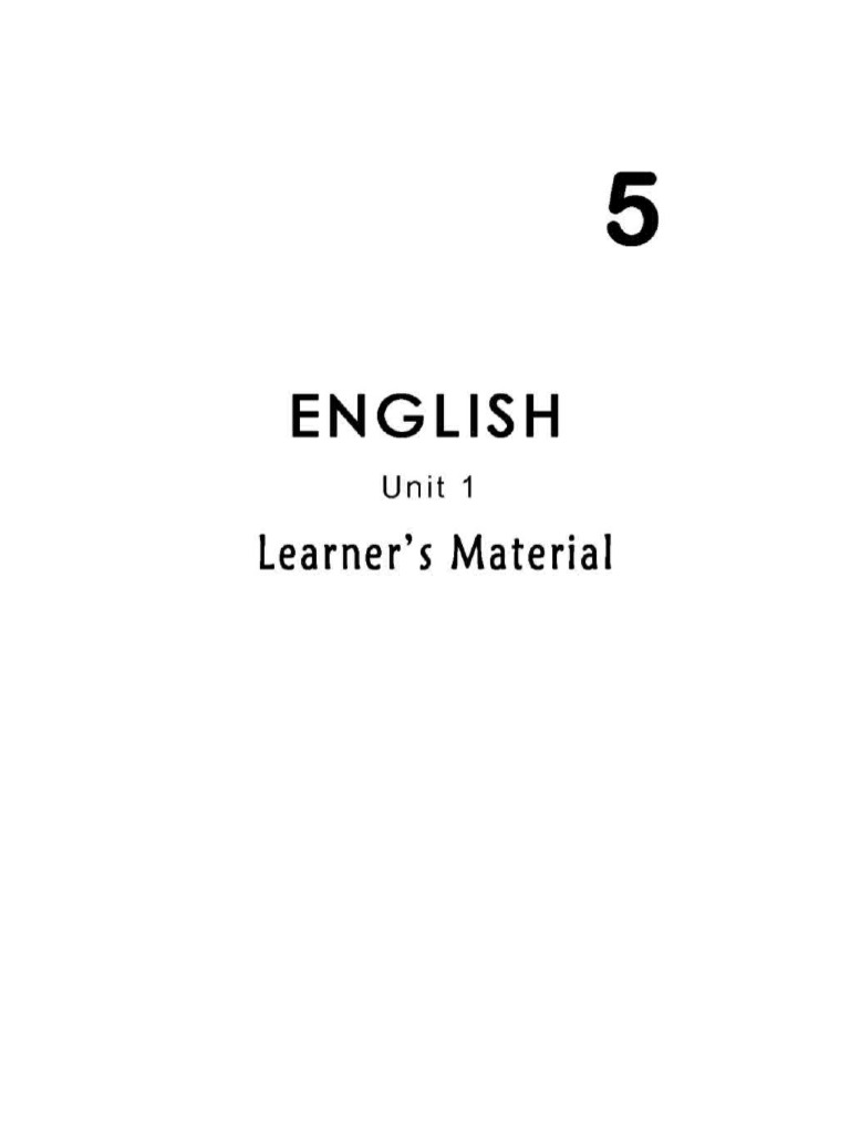 English Module | PDF