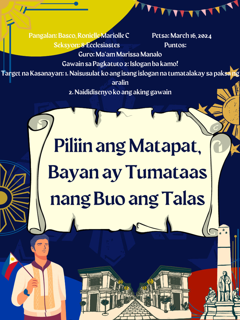 Islogan Ba Kamo! - Basco, Ronielle Mariolle C. | PDF