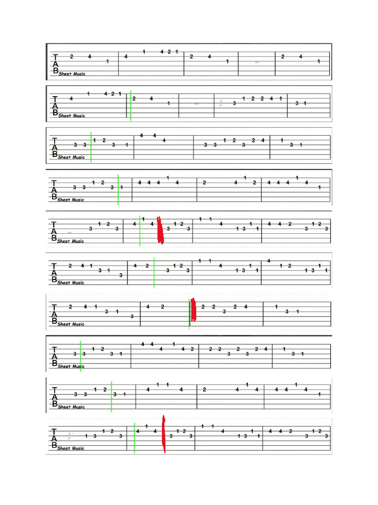 Rickroll Guitar Notes | PDF