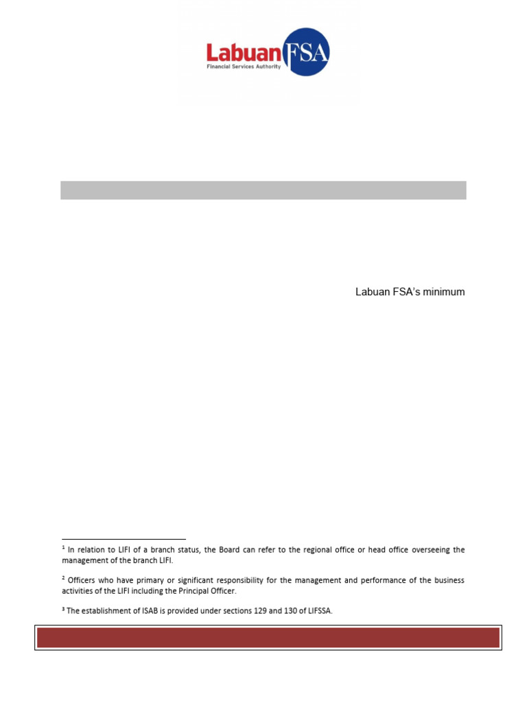 Guidelines On Shariah Governance For Labuan Islamic Financial ...