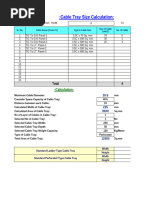 Cable tray calculations | PDF | Wire | Diameter