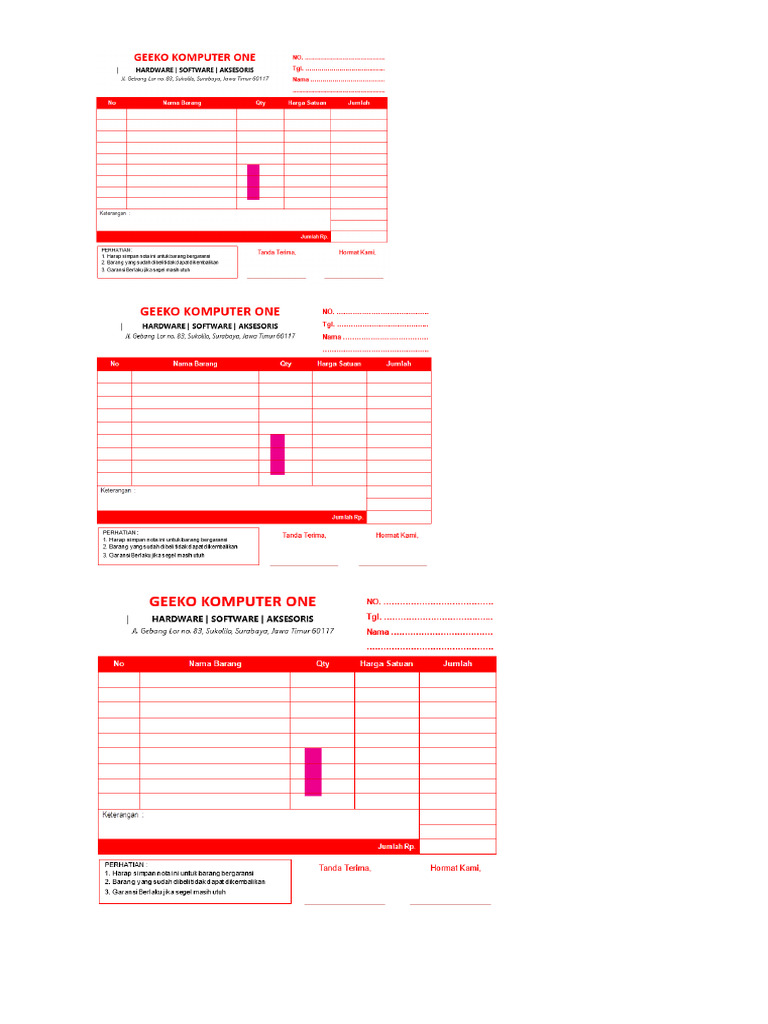 4962 Contoh Nota | PDF