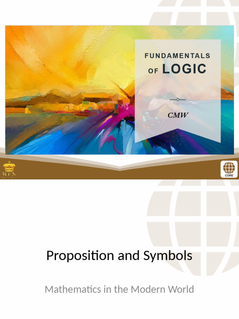 11 Proposition and Symbols | PDF | Proposition | Sentence (Linguistics)