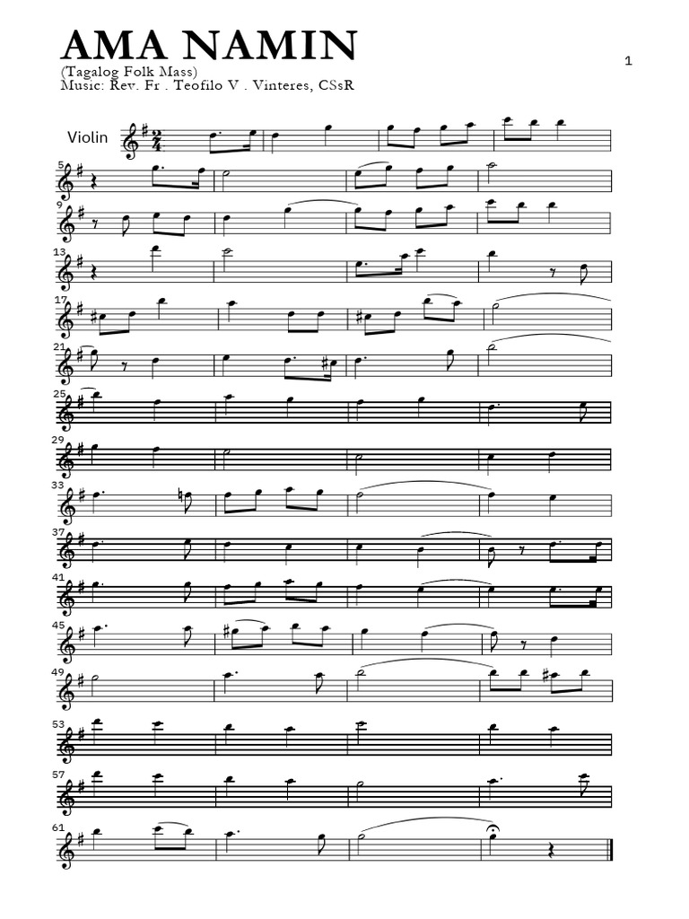 Ama Namin Vinteres PDF | PDF