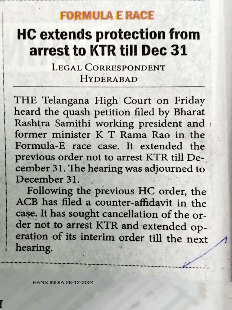 Hans India 28-12-2024 | PDF