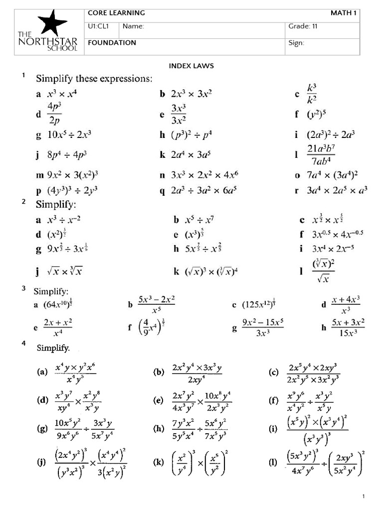 1 Foundation CL1 | PDF