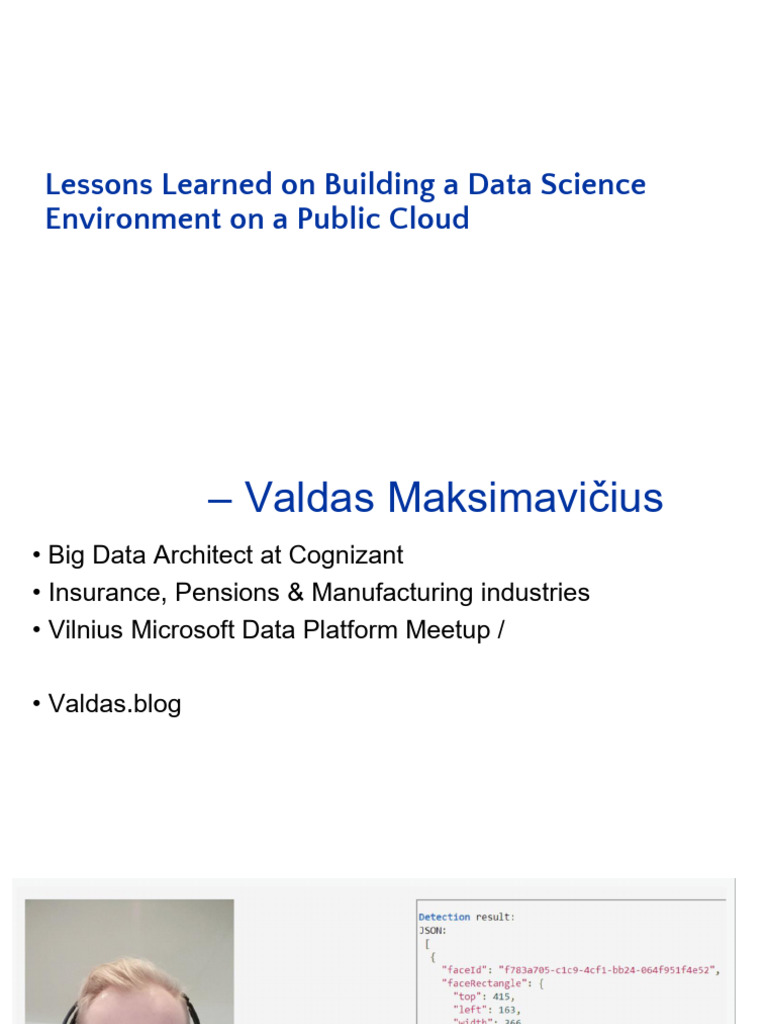 Lessons Learned On Building A Data Science Environment On A Public ...