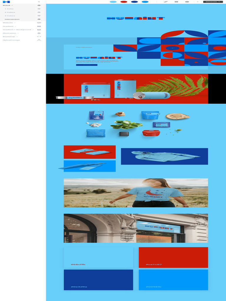 Huemint - Color Palette Generator For Brands, Websites and Graphics | PDF