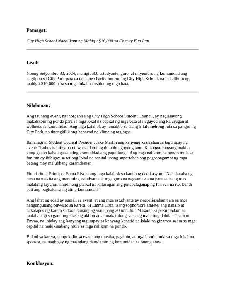 Practice Sa Pagsusulat 2 | PDF