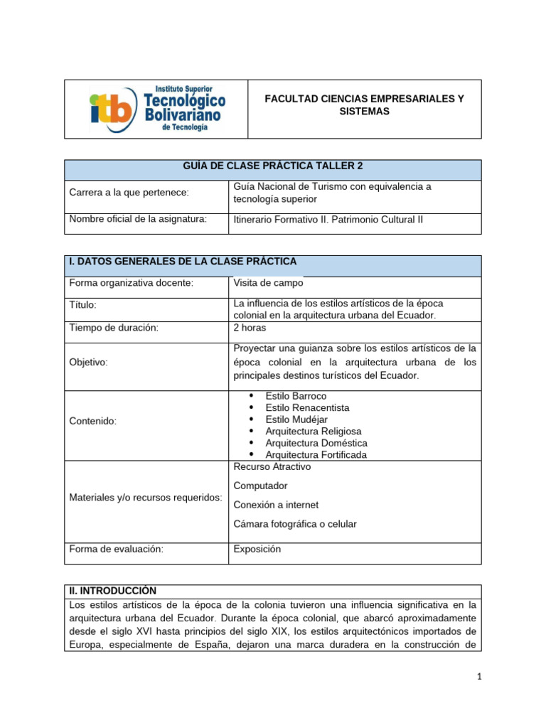 Clase Practica 2 Icp | PDF | Ecuador | Diseño arquitectonico
