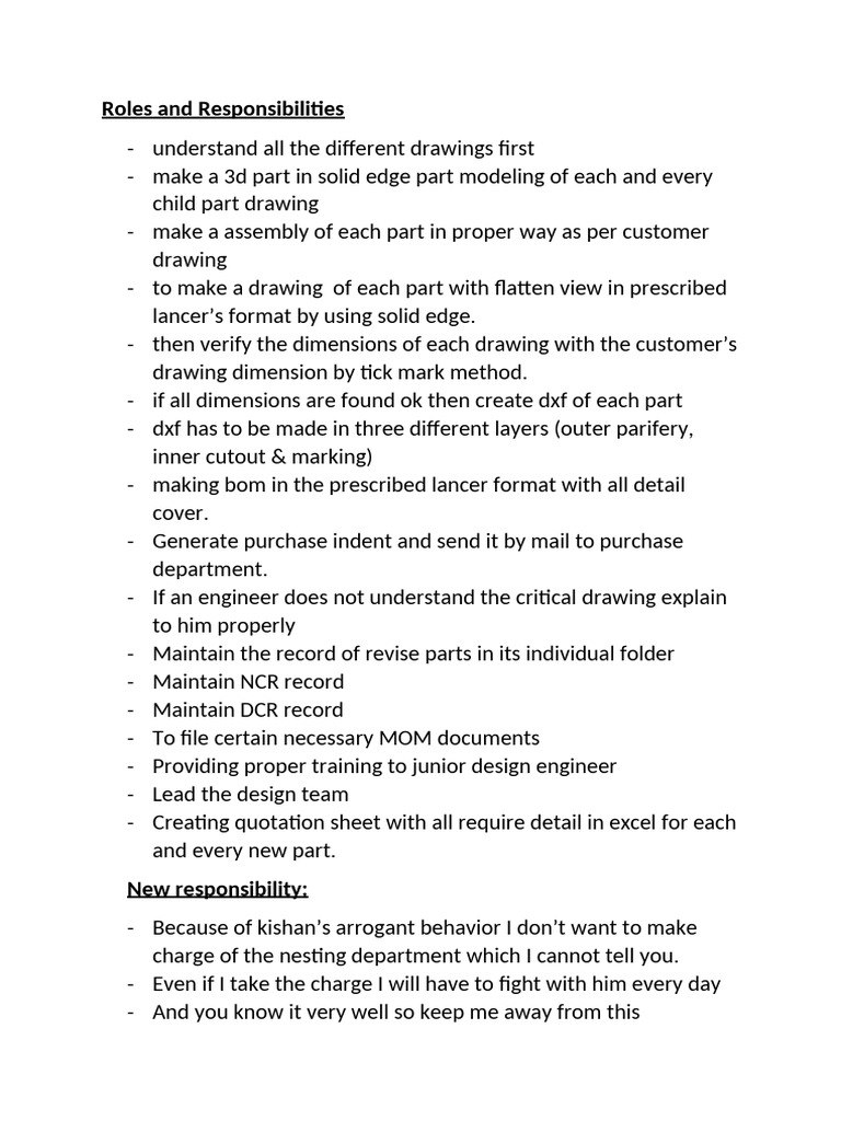 Design Team Roles and Responsibilities Guide | PDF | Computing
