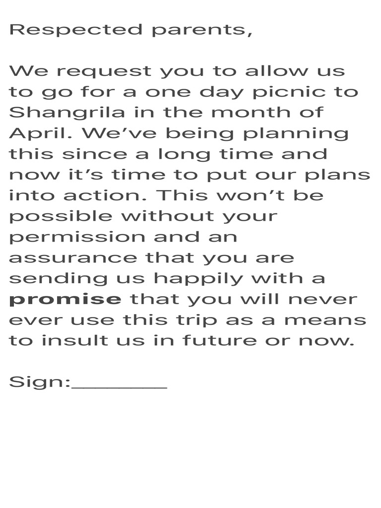 Respected Parents, 3 | PDF