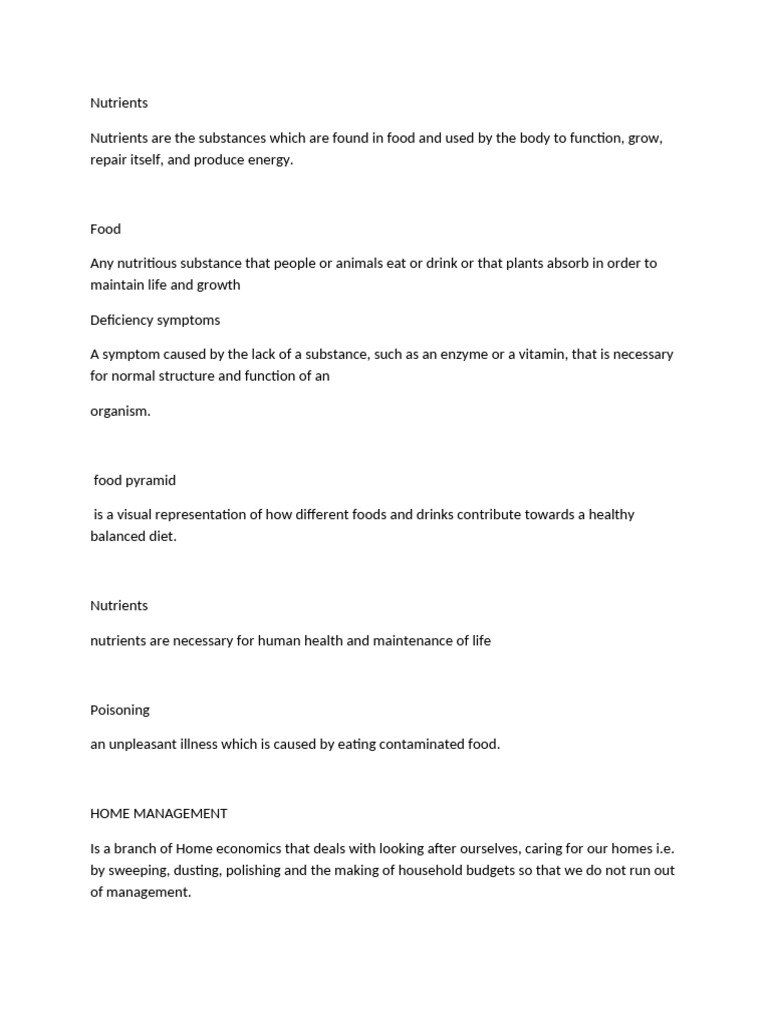 Nutrients WPS Office | PDF | Foods | Textiles