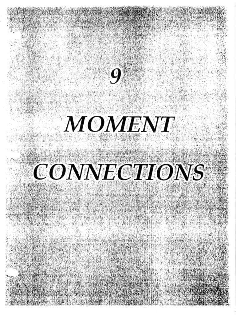9 - Moment Connections | PDF