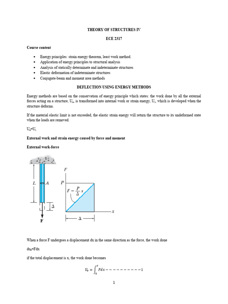 NOTES 1 | PDF | Elasticity (Physics) | Beam (Structure)