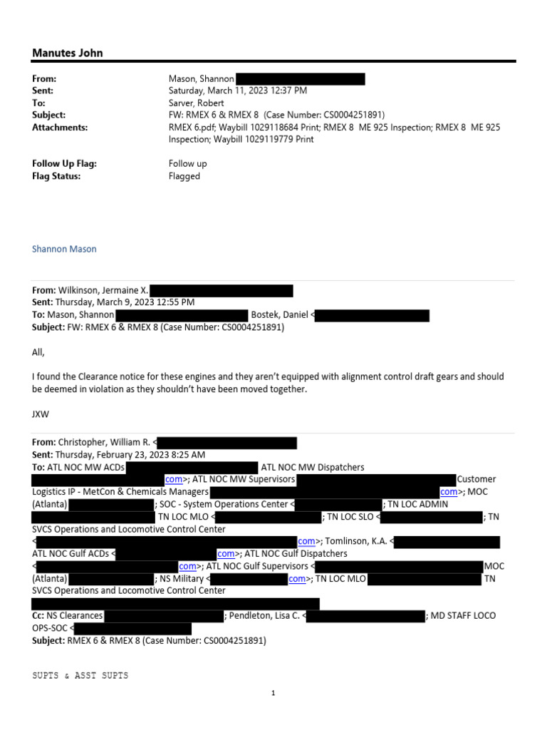 RMEX 6 and RMEX 8 Email - Redacted-Rel | PDF