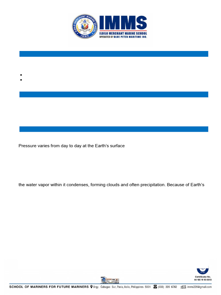 Weather Effects on Maritime Navigation | PDF | Atmospheric Circulation ...