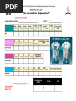 Tabla de Tallas de Playeras | PDF