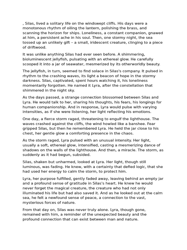 The Old Lighthouse Keeper | PDF