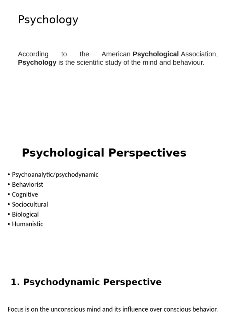 Psych 1. Introduction | PDF