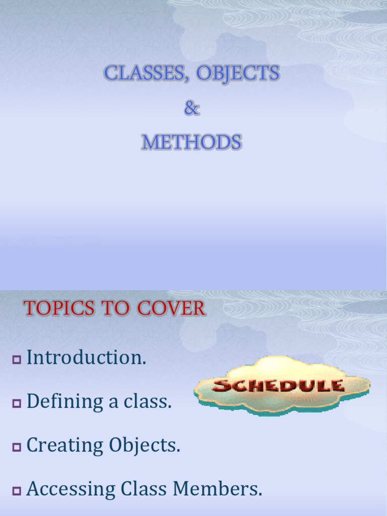 Java Classes, Objects, and Methods Guide | PDF | Method (Computer Programming) | Class (Computer ...