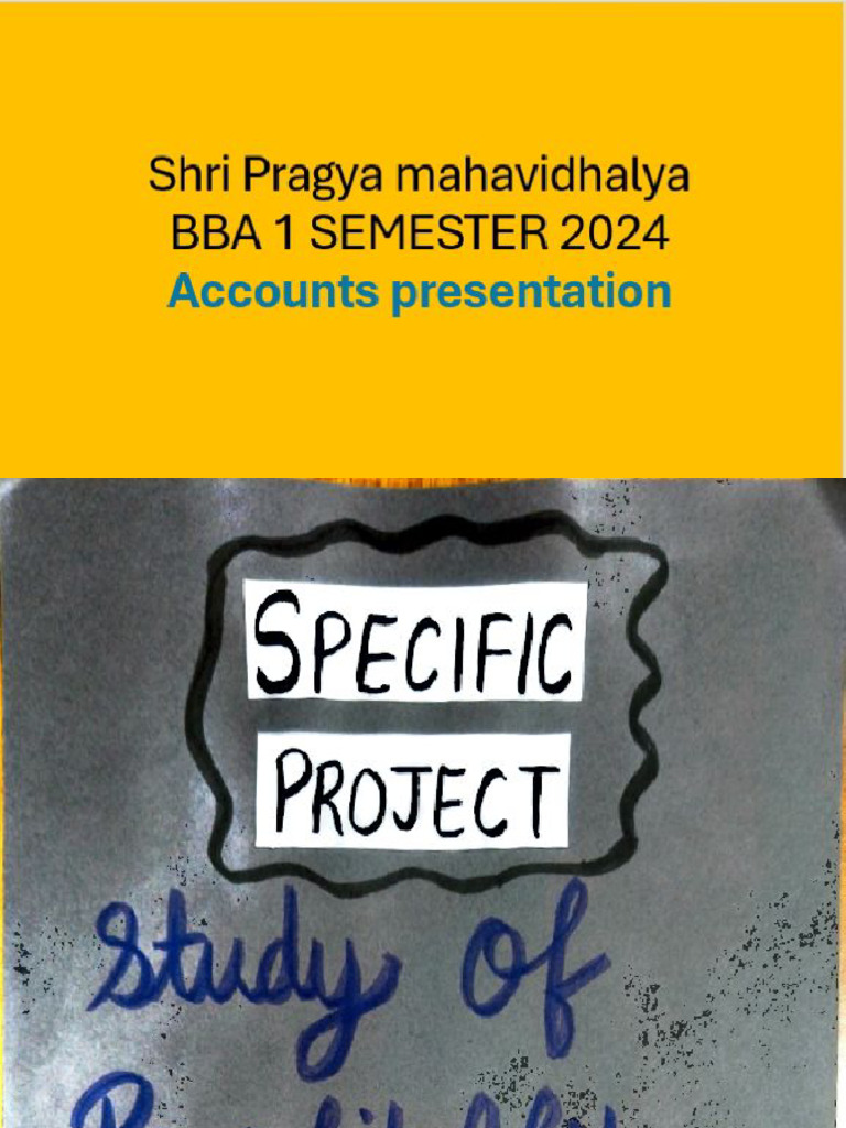 Shubham Verma accounts presentation | PDF Shubham Verma accounts presentation | PDF