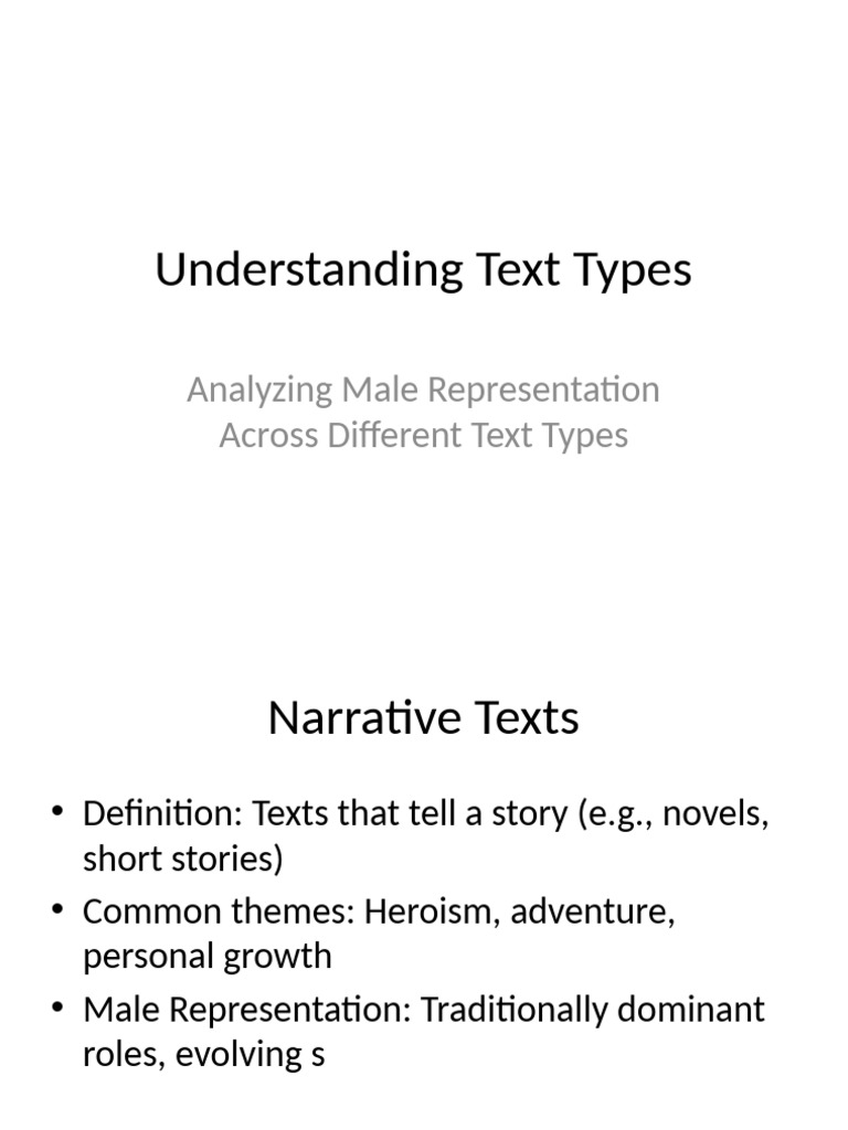 Types of Text Presentation | PDF