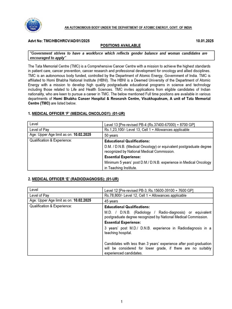 Notification For TMC Medical 6791bd4116b8135258942 | PDF | Doctor Of ...