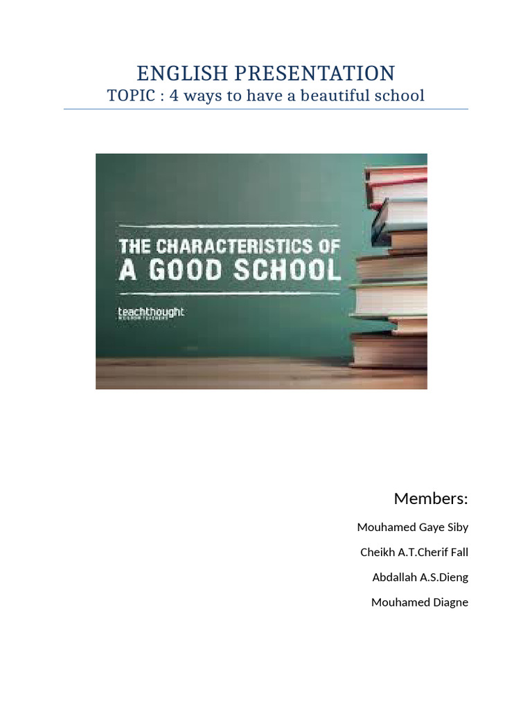 English Presentation | PDF