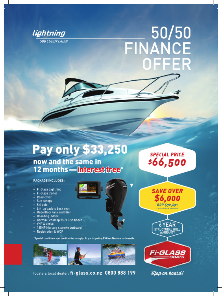 Fi Glass Lightning 5050 Offer Boating NZ Full Page Advert SEP 2024 | PDF