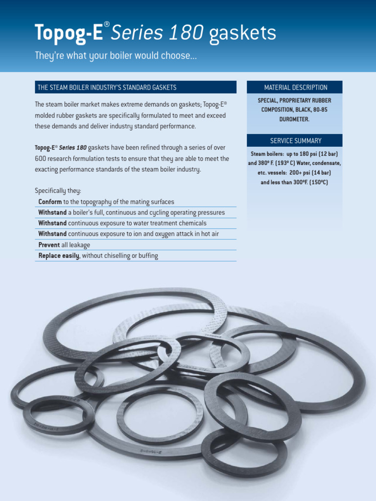 Topog e 180 Series Eng | PDF | Boiler | Water