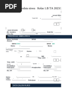 Format Lengkap Biodata Diri | PDF
