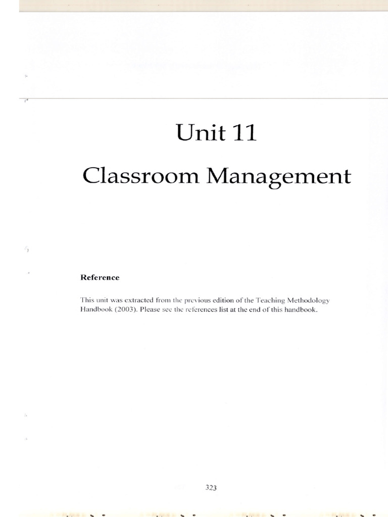 Unit 3 Searchable | PDF | Teachers | Classroom Management