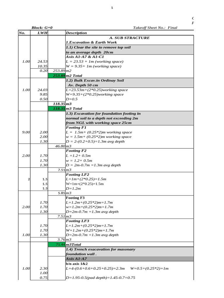 Section Two | PDF | Foundation (Engineering) | Architectural Elements